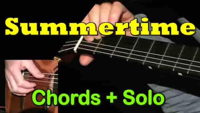 SUMMERTIME: Easy Guitar Tab - GuitarNick